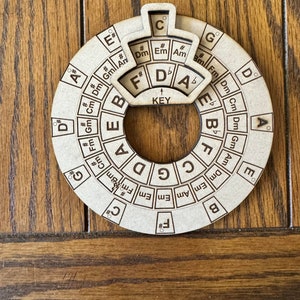 Musical Chord Wheel - 6 Inches/150mm - Etsy