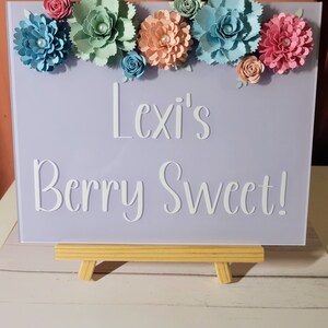 Custom Acrylic Birthday Party Table Sign Personalized Event - Etsy