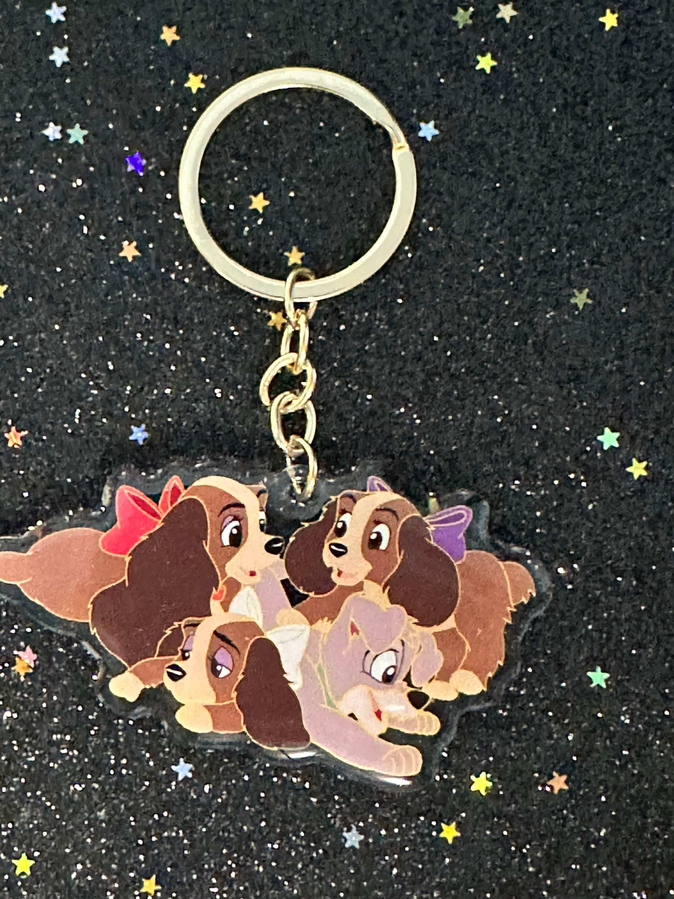 Pile of Puppies Keychain - Etsy