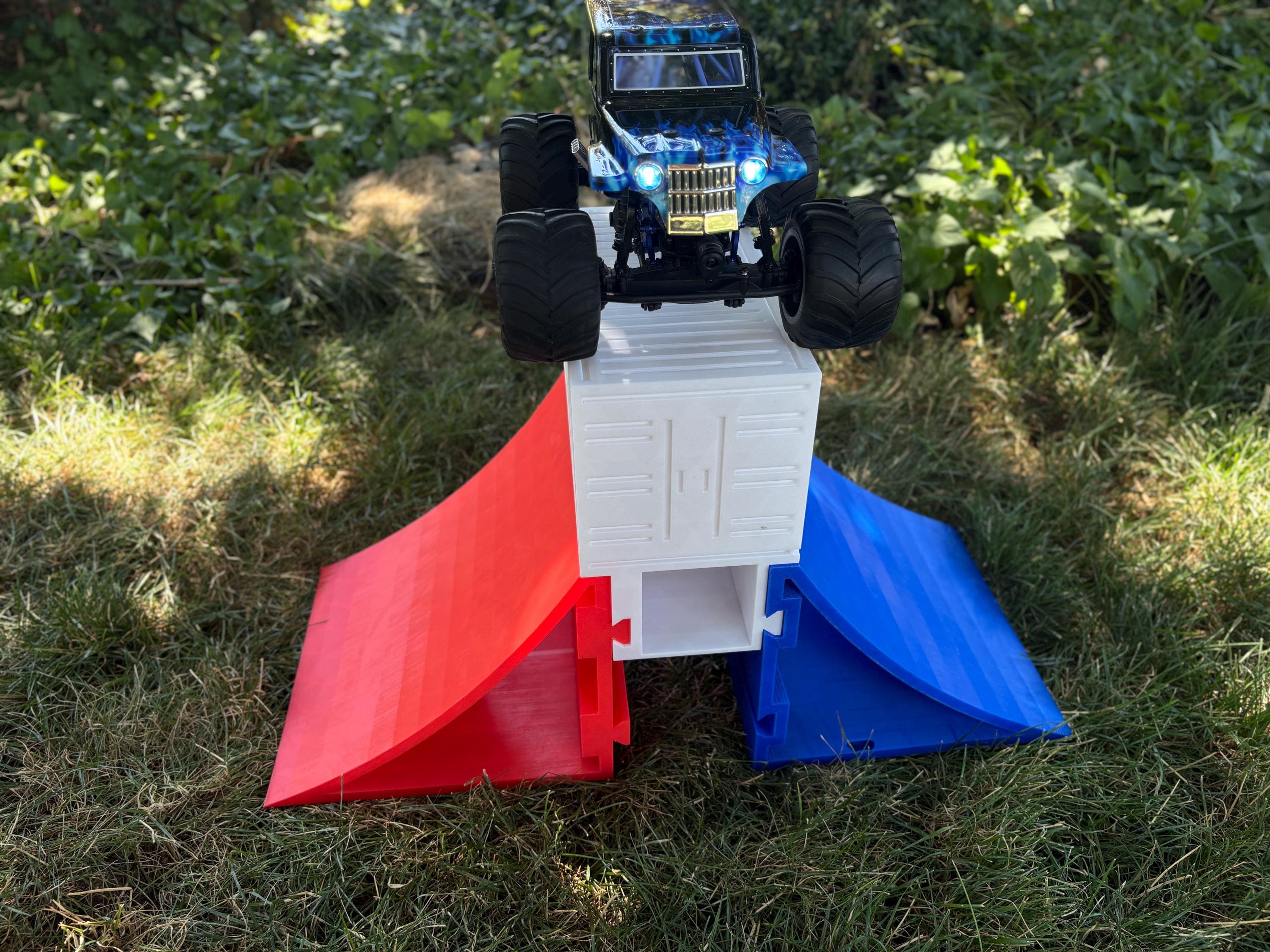 3D Printed RC Car Ramp: Modular Stunt Track for 1/18 Scale LMT Mini - Etsy