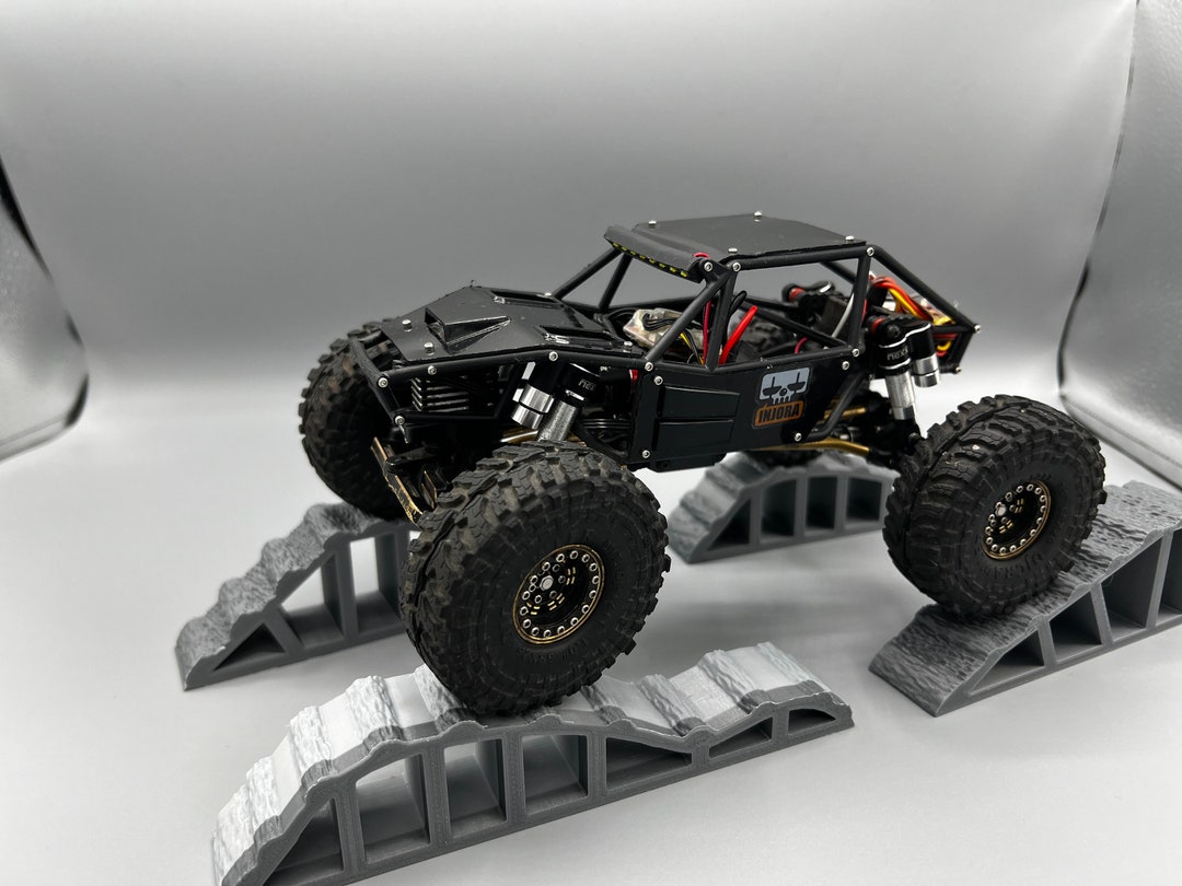 RC 3D Printed Rock Crawler Display - TRX4M & SCX24 Upgrade for 1/18 and ...