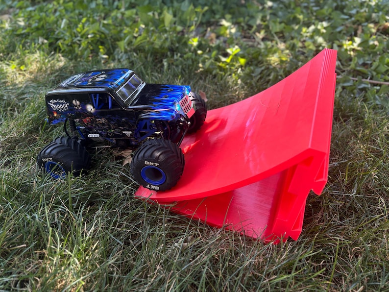 3D Printed RC Car Ramp: Modular Stunt Track for 1/18 Scale LMT Mini - Etsy