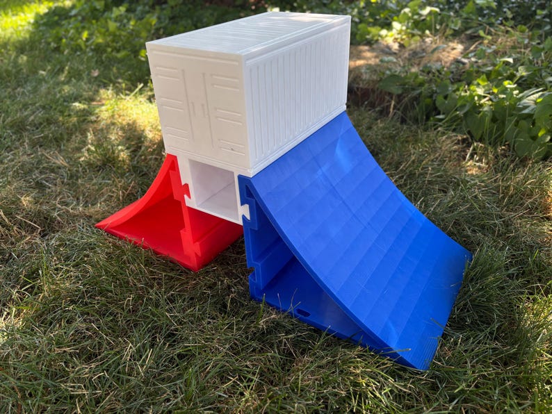 3D Printed RC Car Ramp: Modular Stunt Track for 1/18 Scale LMT Mini - Etsy