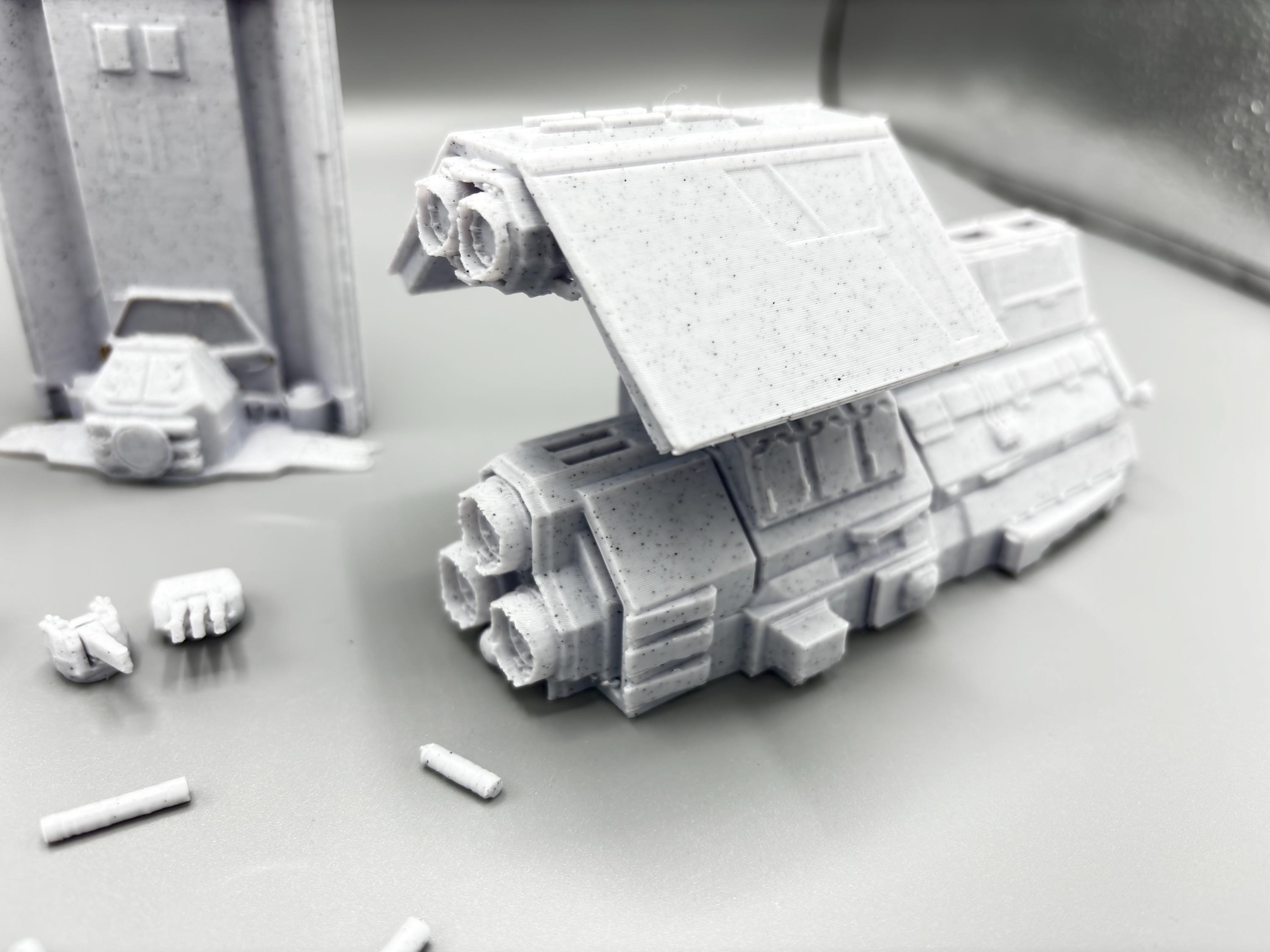 Super Destroyer Model | 3D Printed Space Ship | Super Earth | Gaming ...