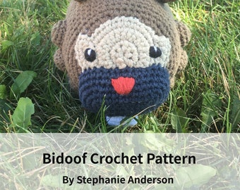 Bidoof Crochet Pattern Amigurumi PDF Patterns ENGLISH Instructions Only ...