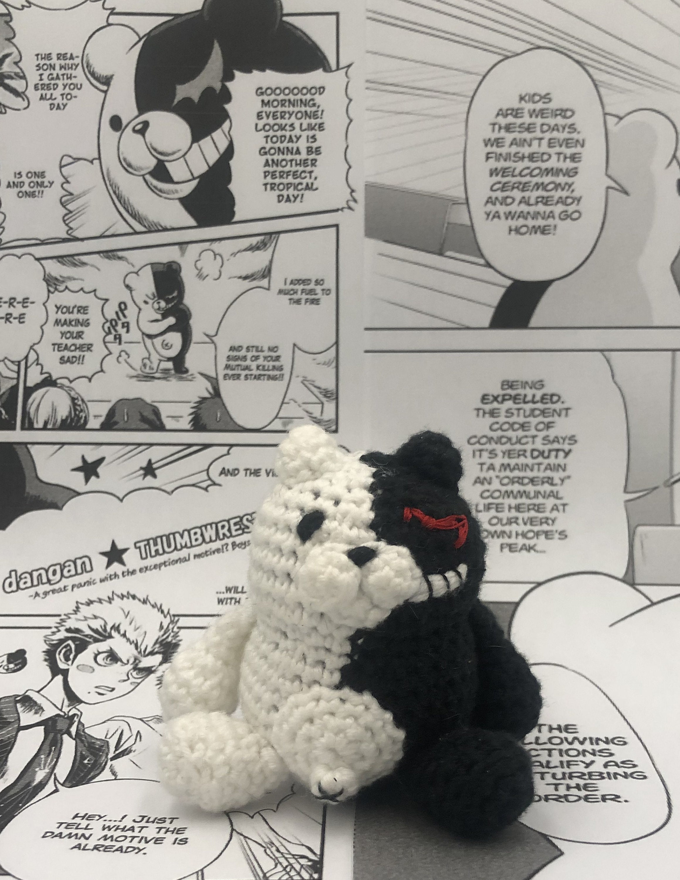 Monokuma Crochet Pattern PDF Download - Etsy