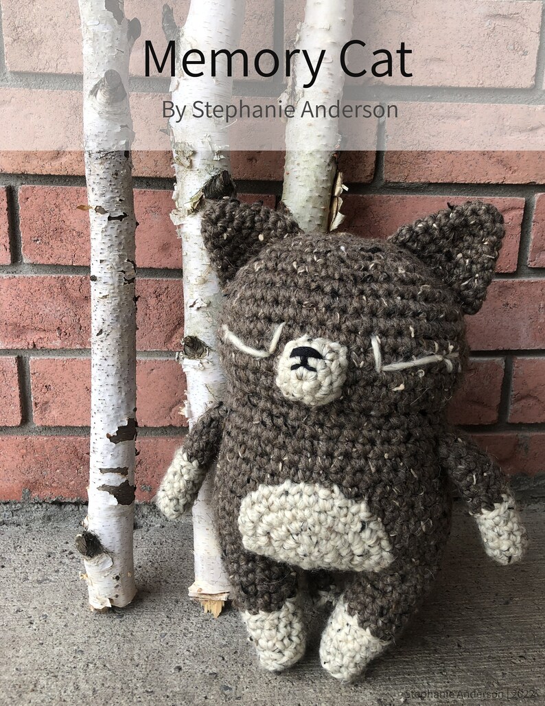 Memory Cat Crochet Pattern PDF Download - Etsy