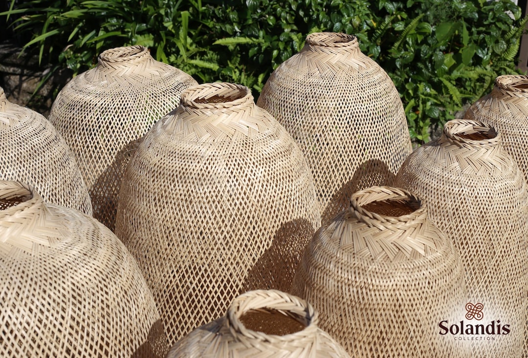 Extra Large Bamboo Pendant Light 1.10m, Bohemian Decor, Oversize ...