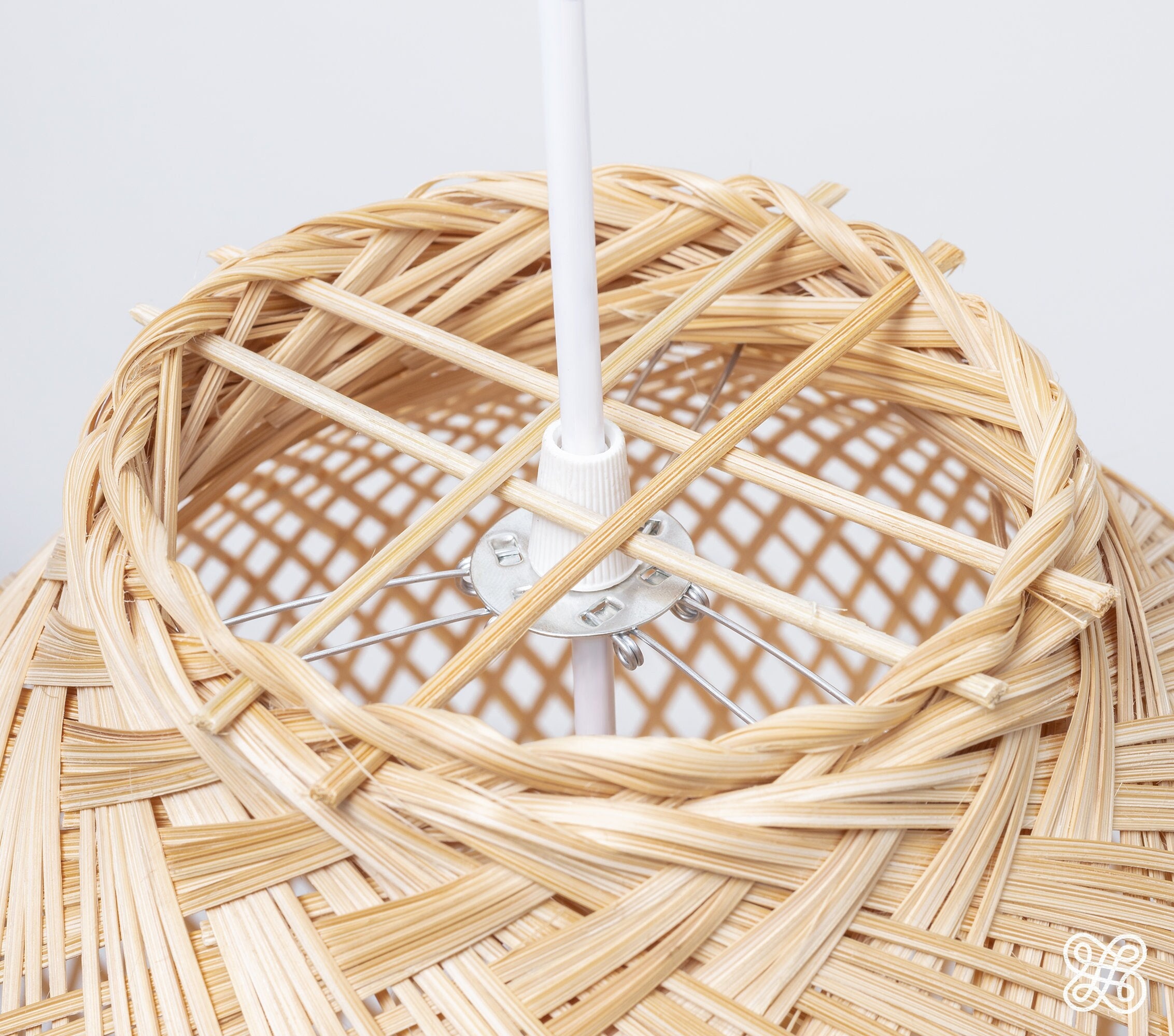 Extra Large Woven Bamboo Pendant Light, Bohemian Lamp Shade - Etsy