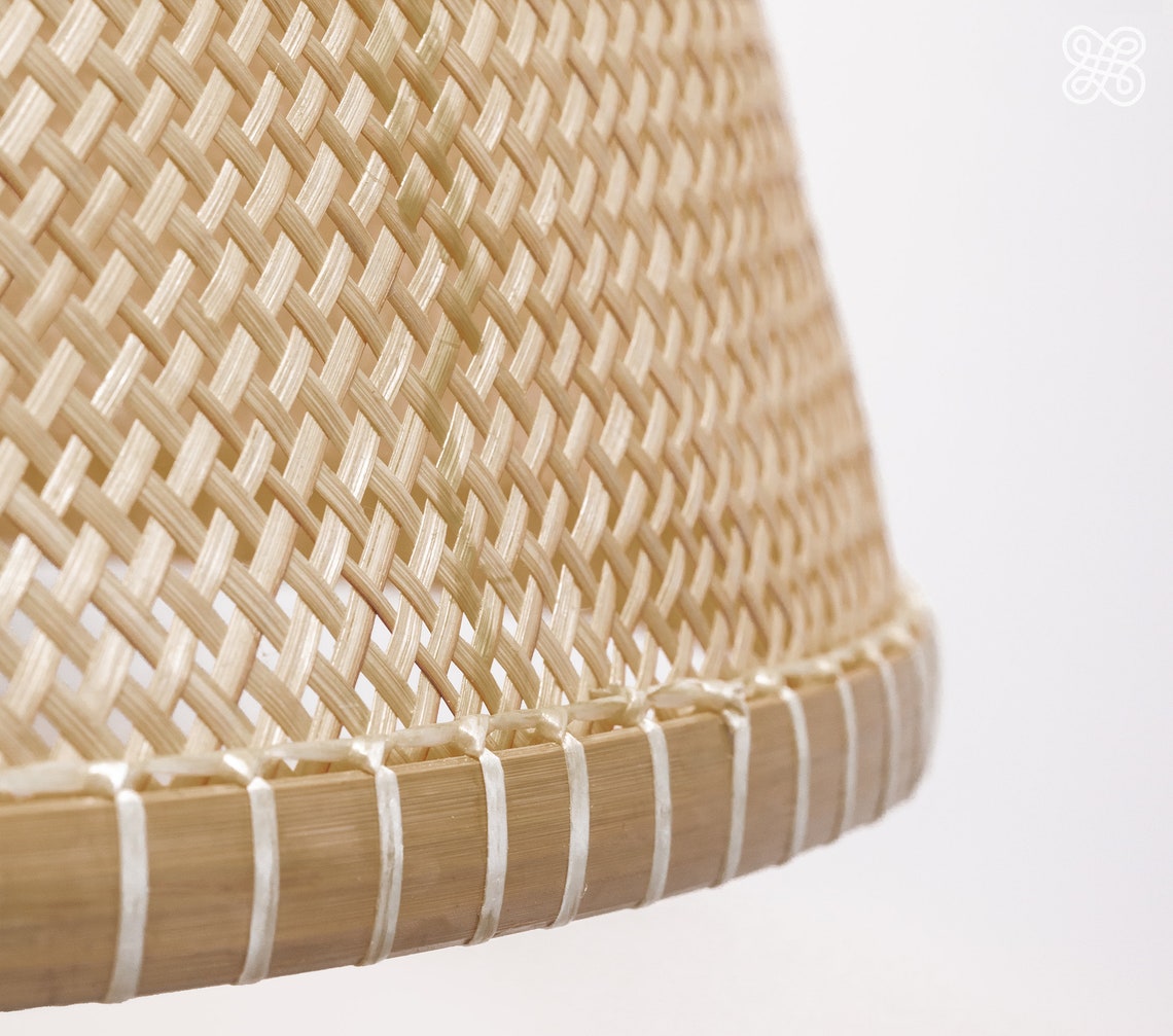 Bamboo Pendant Light Traditional Basket Ceiling Light - Etsy