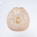 Bamboo Pendant Light, Round Bamboo Lampshade, Wooden Spherical Lamp ...