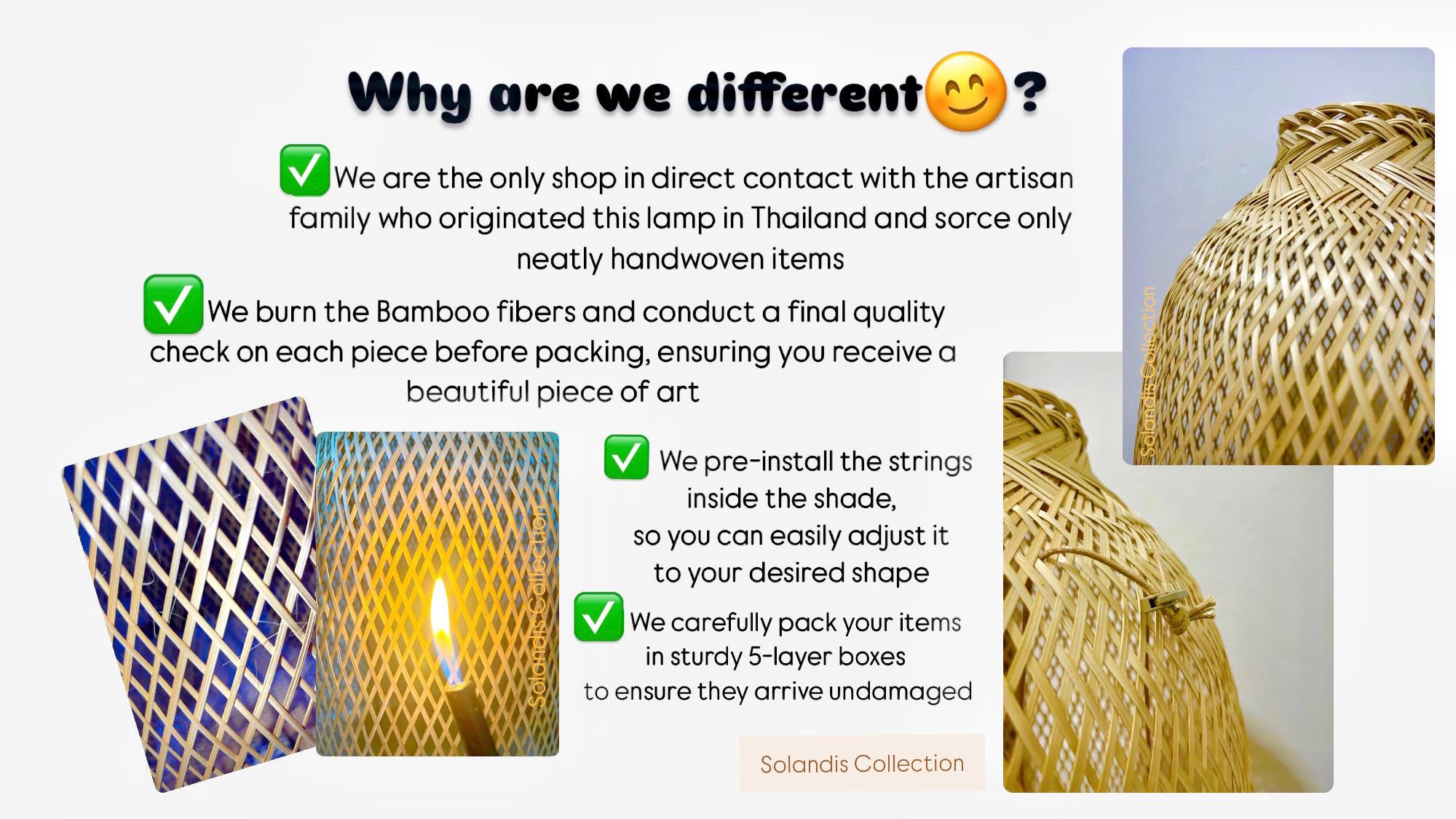 Bamboo Pendant Light, Fish Trap Lamp, Flexible Bamboo Lamp Shade, Yoga ...