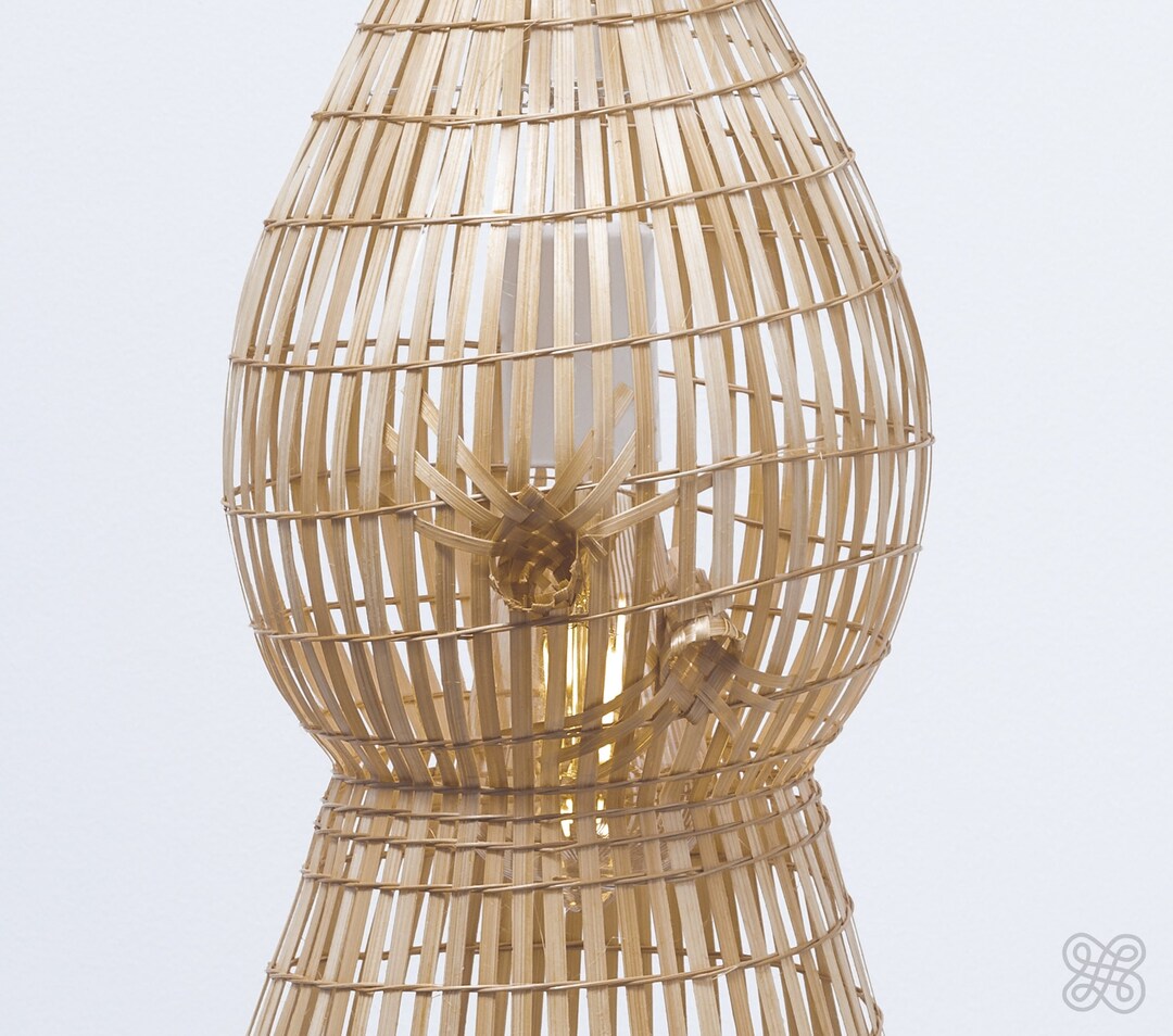 Handmade Bamboo Fish Trap Pendant Light, Bohemian Lamp Shade - Etsy