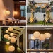 Bamboo Pendant Light, Round Bamboo Lampshade, Wooden Spherical Lamp ...