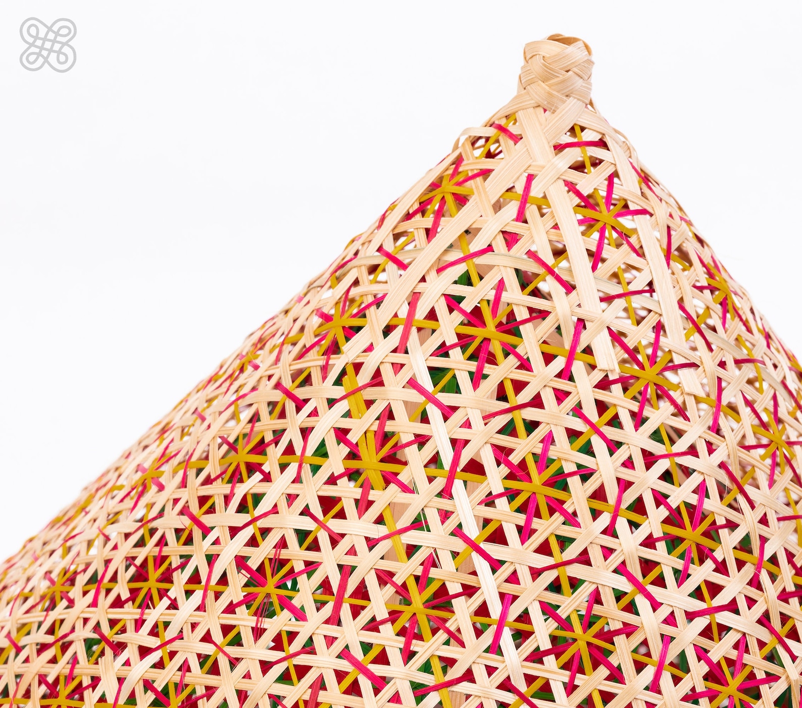 Handmade Bamboo Lampshade, Thai Pikon Flower Pattern, Bohemian Decor - Etsy