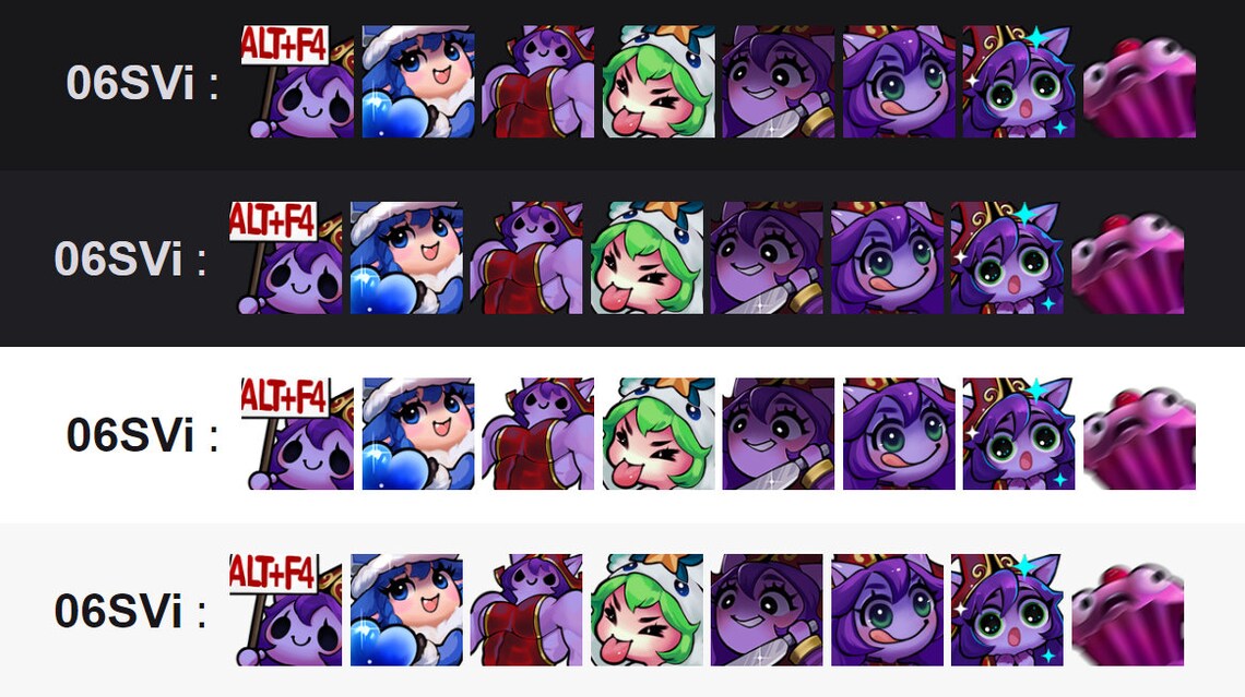 Lulu Emotes League of Legends for Twitch Discord Youtube Cute Silly - Etsy