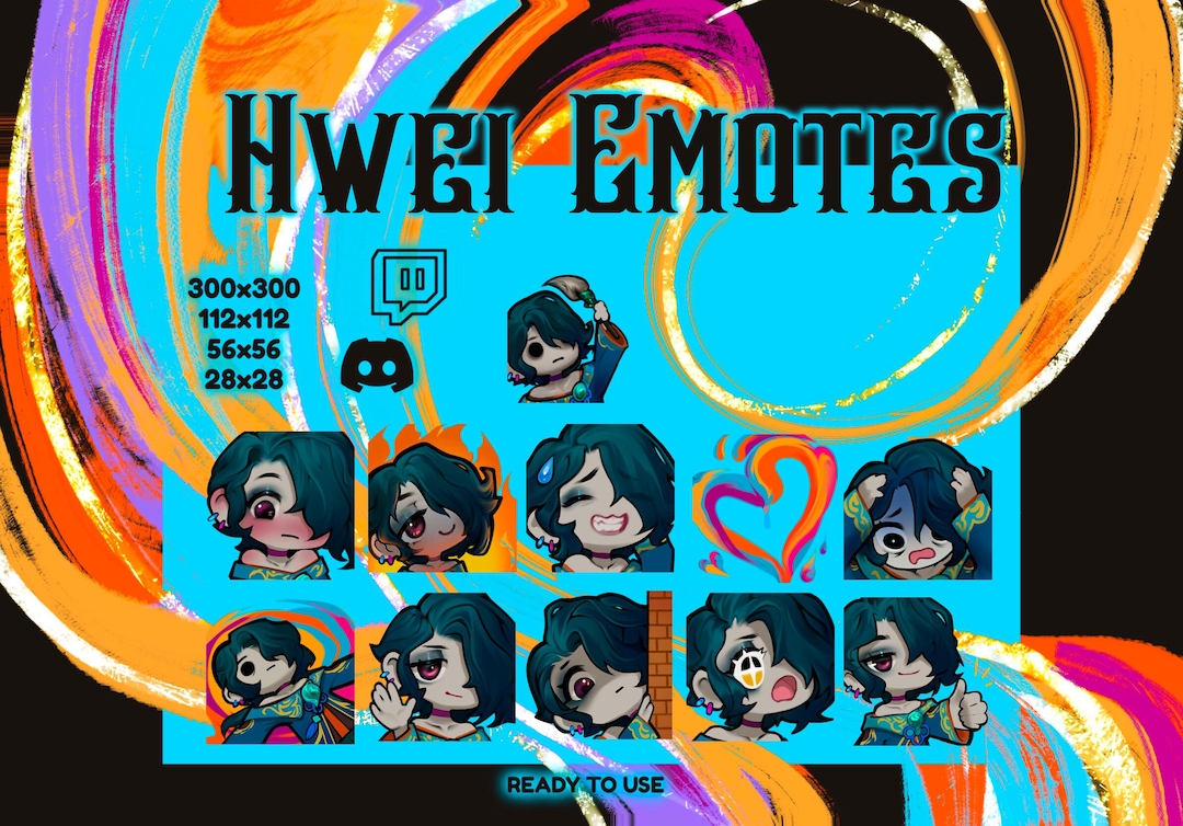 Hwei Emotes With Animated DINK Gif Emote League of Legends Twitch ...