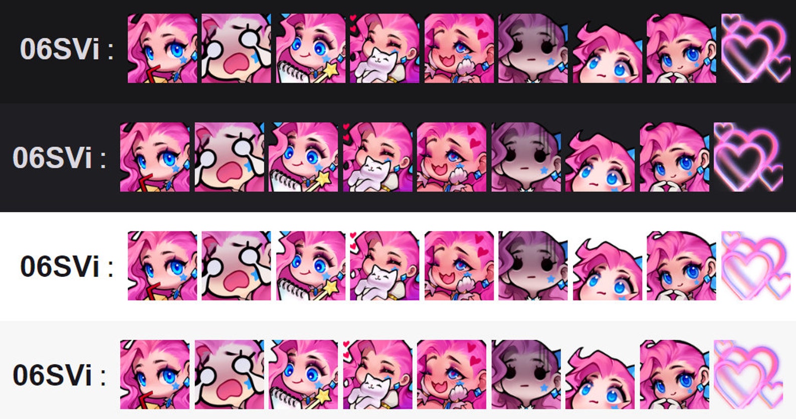 Seraphine Emotes League of Legends Twitchtv Discord Youtube - Etsy