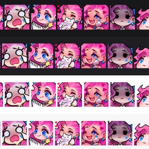 Seraphine Emotes League of Legends Twitchtv Discord Youtube - Etsy