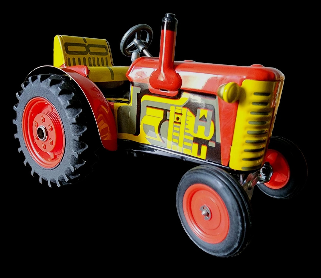 Vintage Metal Zedor Wind-up Tractor - Etsy