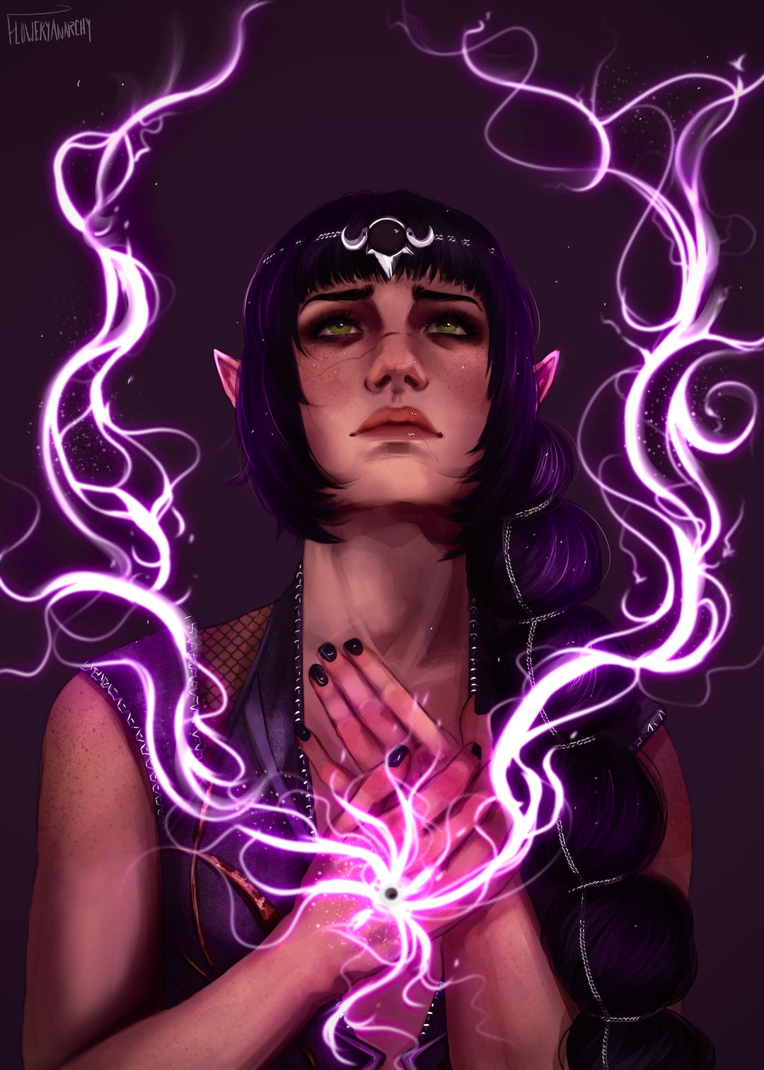 Shadowheart Fanart Print BG3 - Etsy