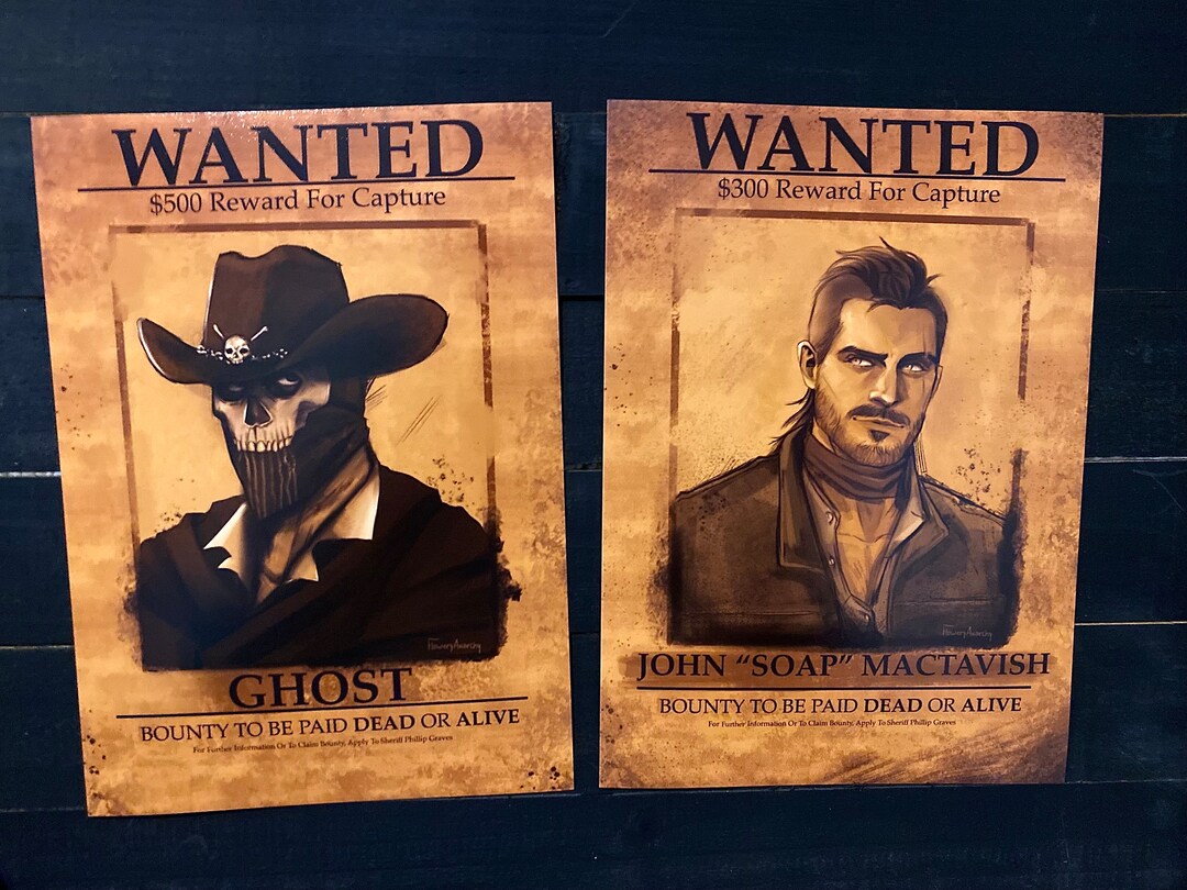 WANTED Outlaws Bundle - Etsy