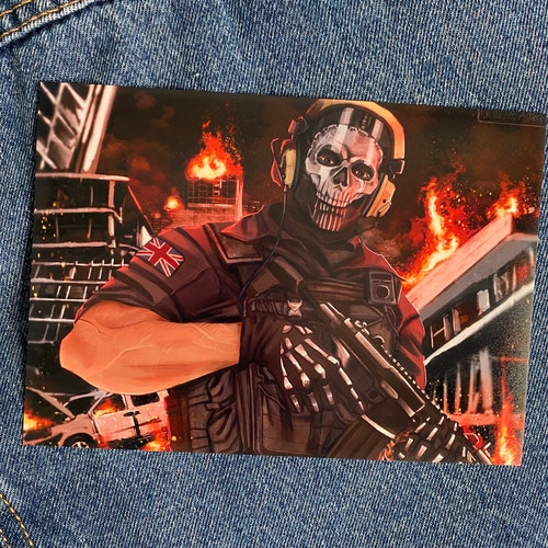 Ghost From COD:MWII lieutenant Simon ghost Riley - Etsy