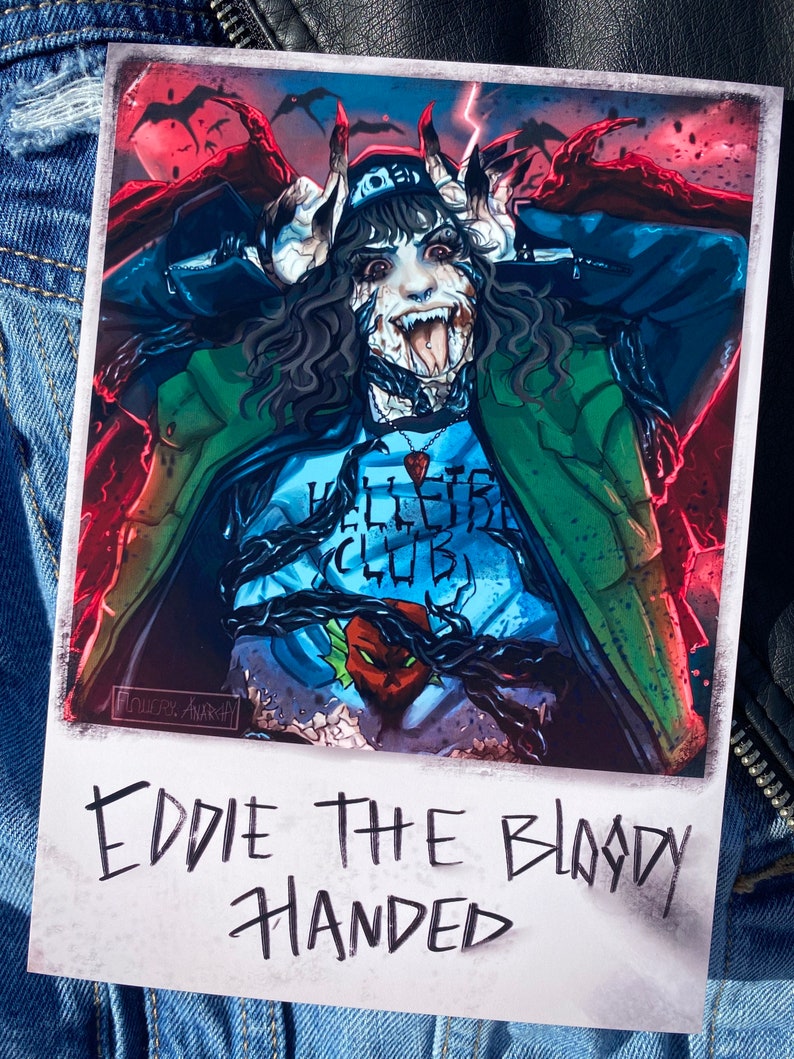 Vampire Eddie Munson ST Fanart Print - Etsy UK