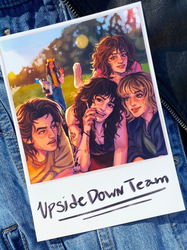 Upside Down Team/ ST Fanart Print - Etsy