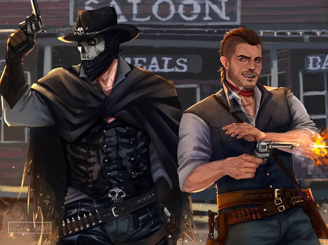 Outlaws| Soap Ghost Mw2 Fanart Print - Etsy