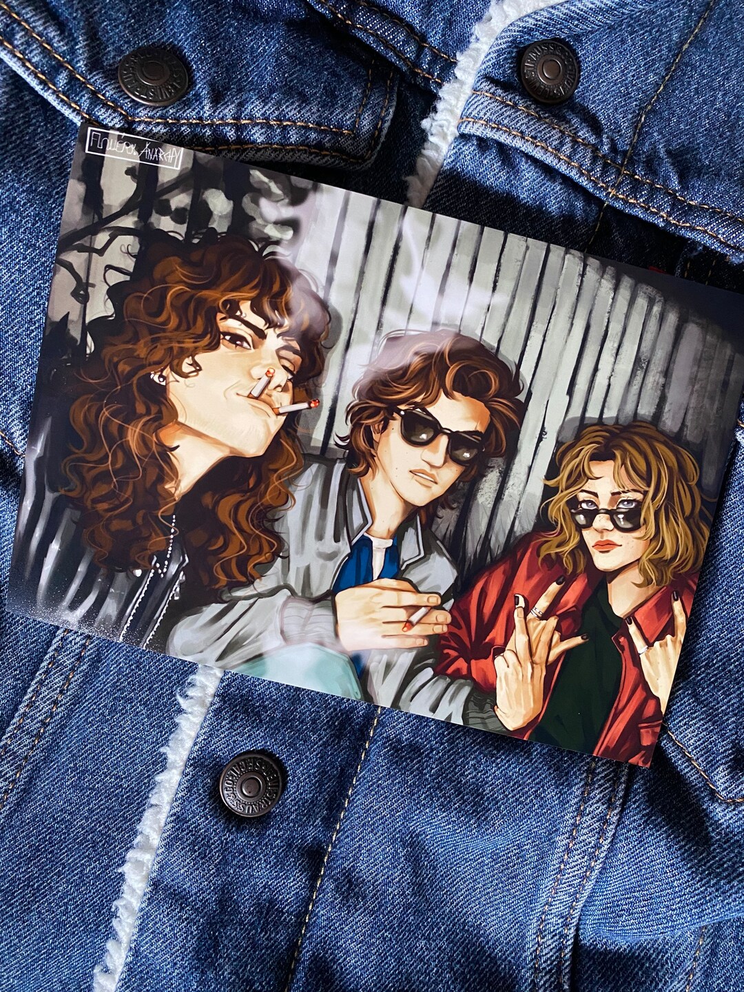 Smile /stranger Things Fanart Print - Etsy