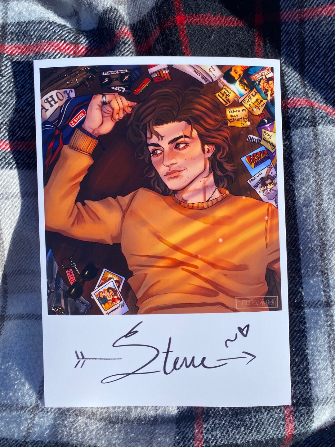 Steve the Hair Harrington ST Fanart Print - Etsy
