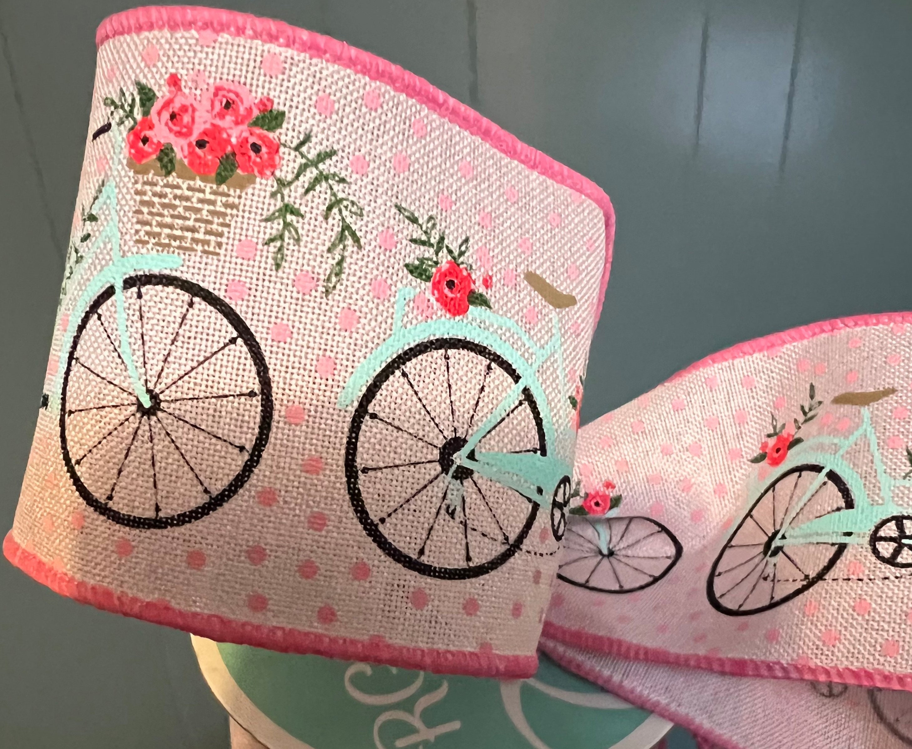 Bicycle Spring Wired Ribbon-bicycle Ribbon-bike Ribbon-bicycle Wired ...