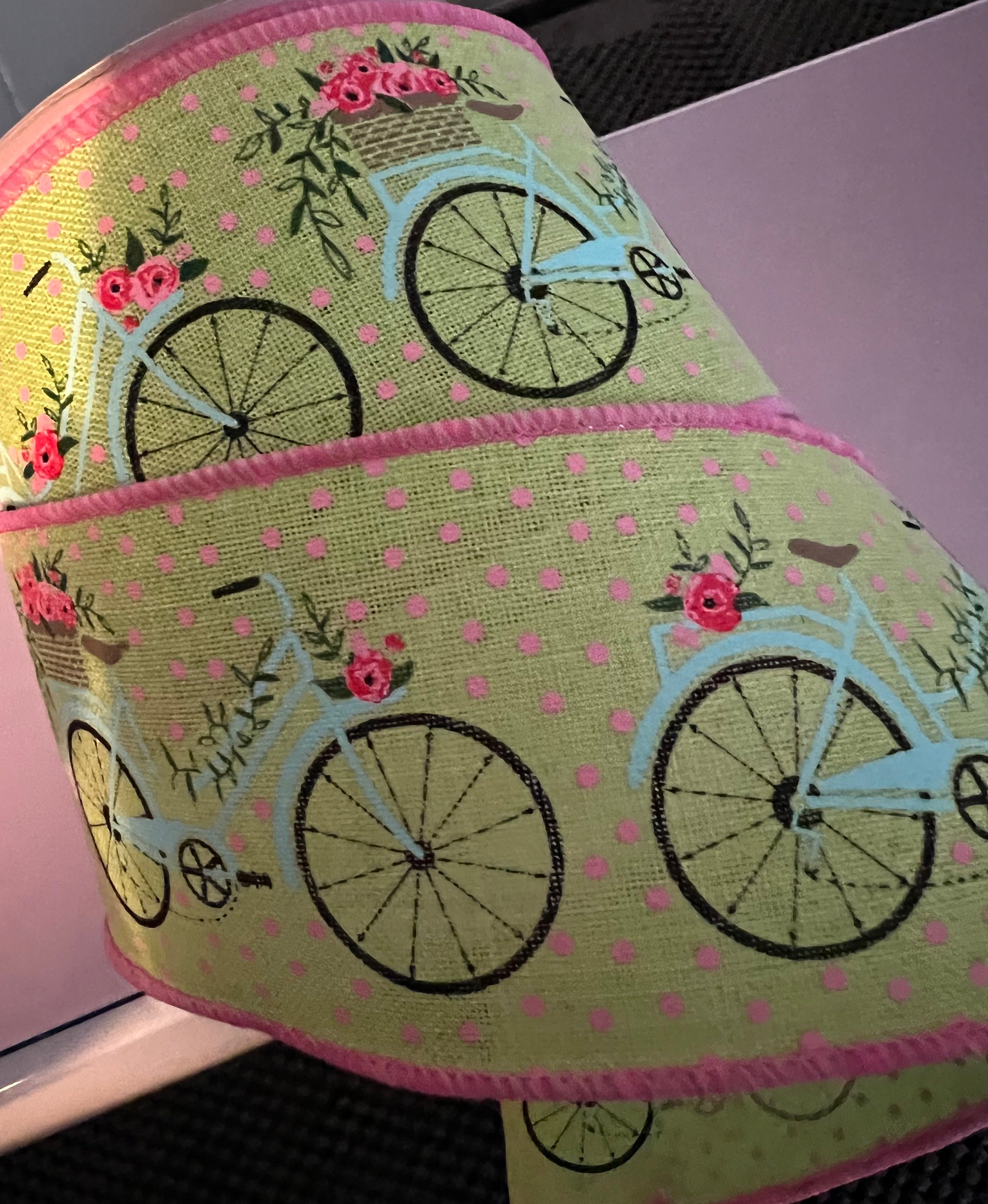 Bicycle Spring Wired Ribbon-bicycle Ribbon-bike Ribbon-bicycle Wired ...