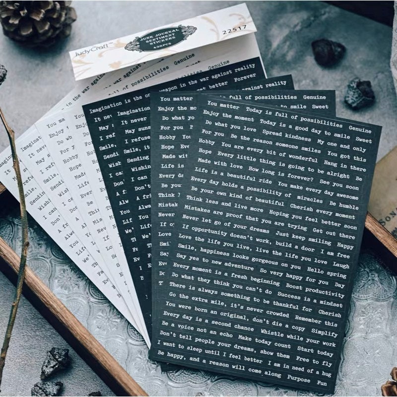 Quote Stickers - Etsy