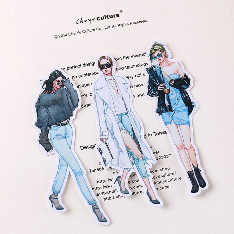 Fashion Stickers - Etsy