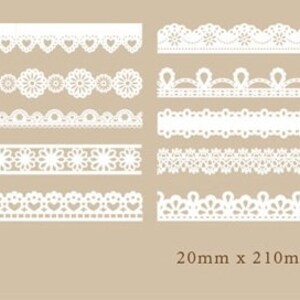 10 Pcs Die-cut, Lace, Vintage Paper Ephemera, Scrapbook, Collage ...