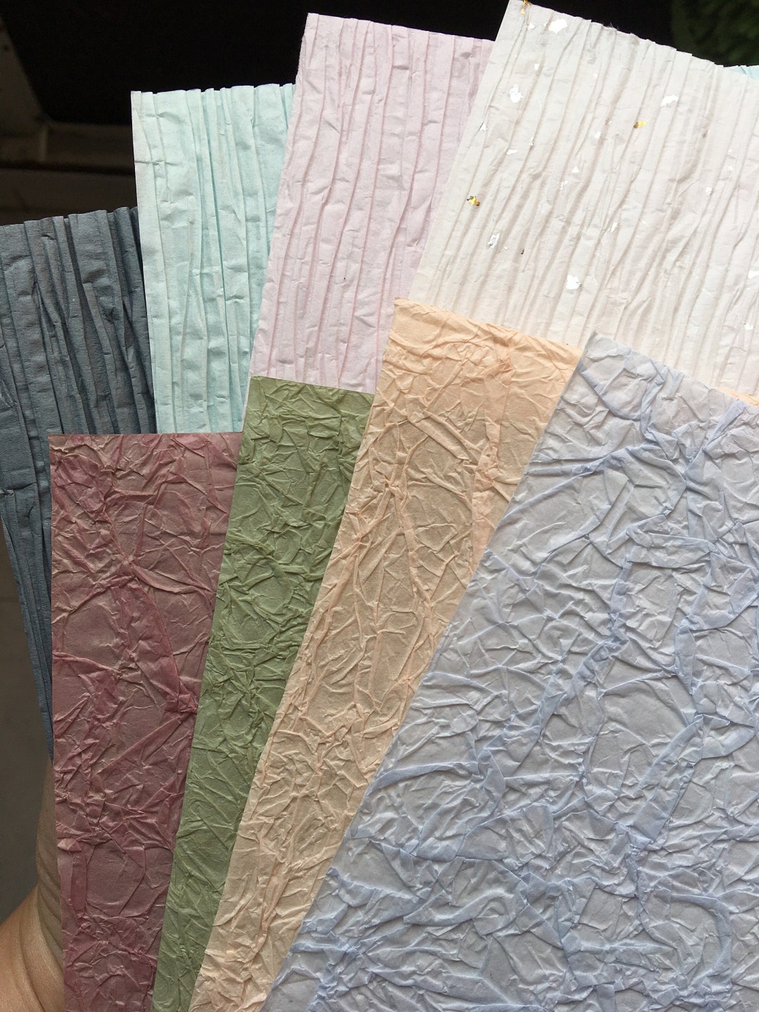 8 Sheet, Double Layer Texture Paper Set, A5, Scrapbooking, Collage ...