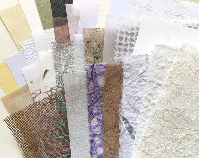 40 Sheet, Texture Paper and Mesh Bundle Set, Scrapbook, Collage ...