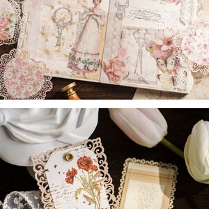 10pcs, Floral Lace Die-cut, Journal Supplies, Background Embellishment ...