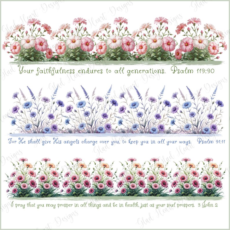 Bible Verse Clipart Borders Christian Scripture Quotes Inspirational ...