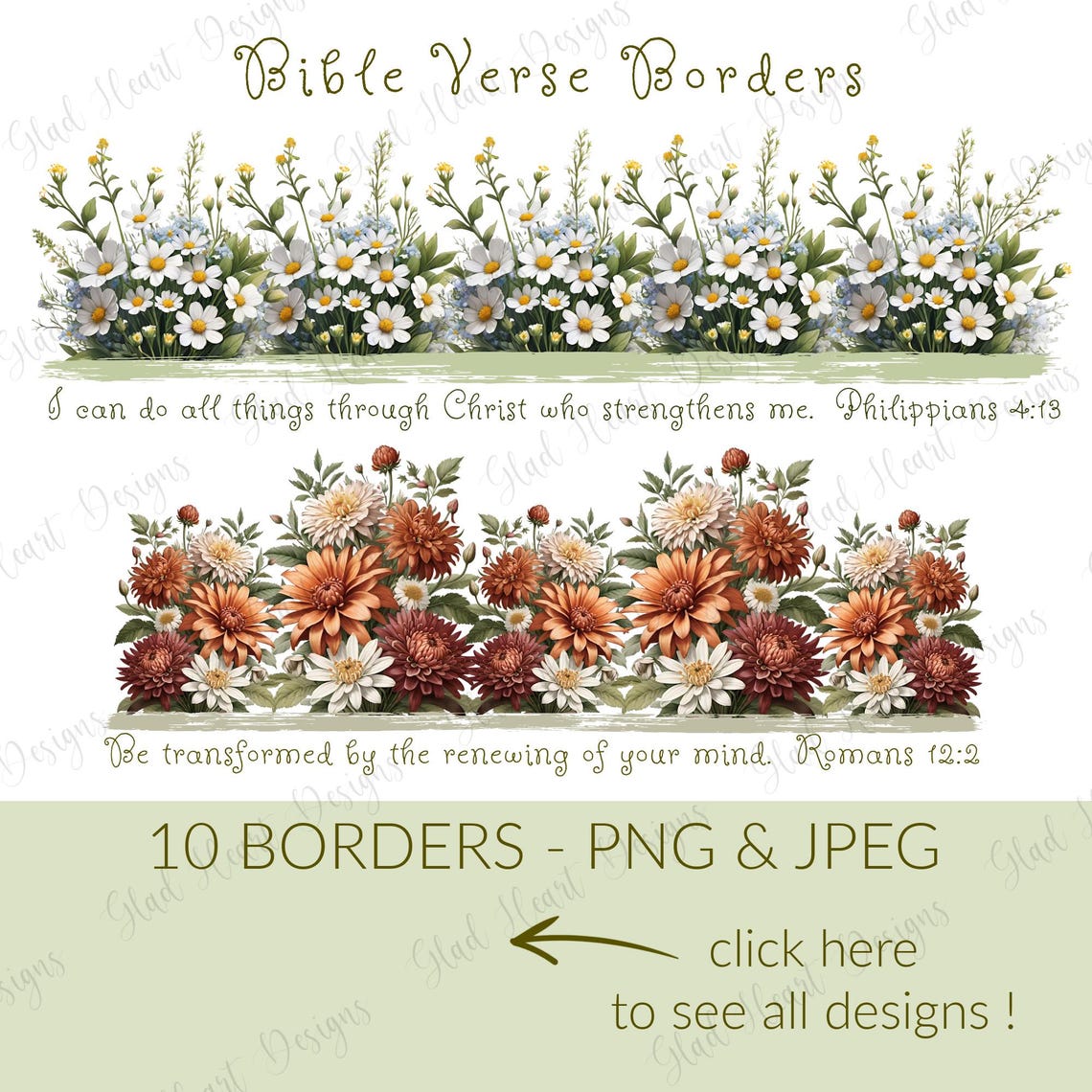 Bible Verse Clipart Borders Christian Scripture Quotes Inspirational ...