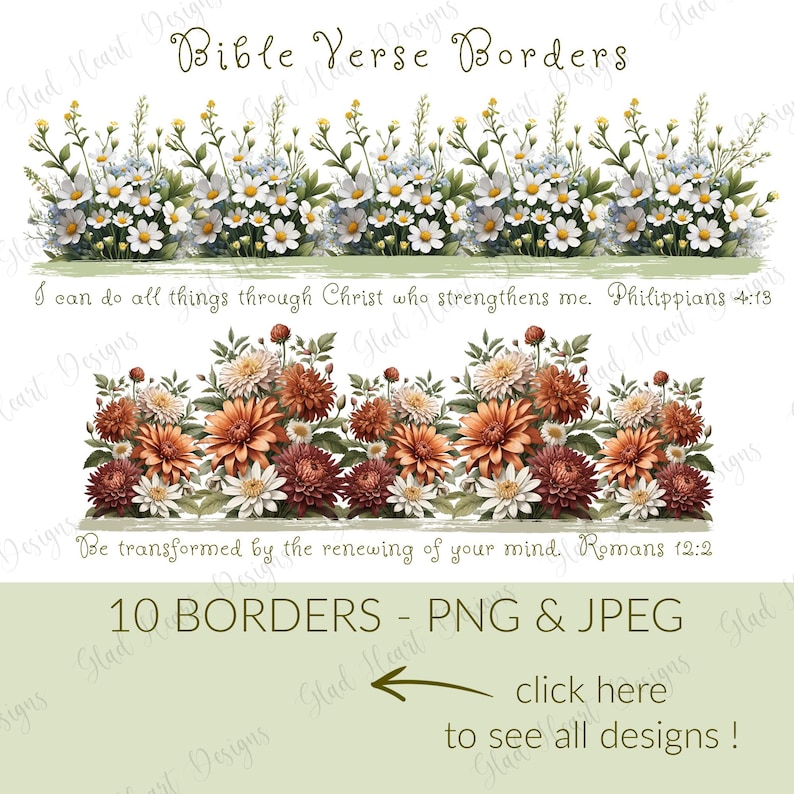 Bible Verse Clipart Borders Christian Scripture Quotes Inspirational ...
