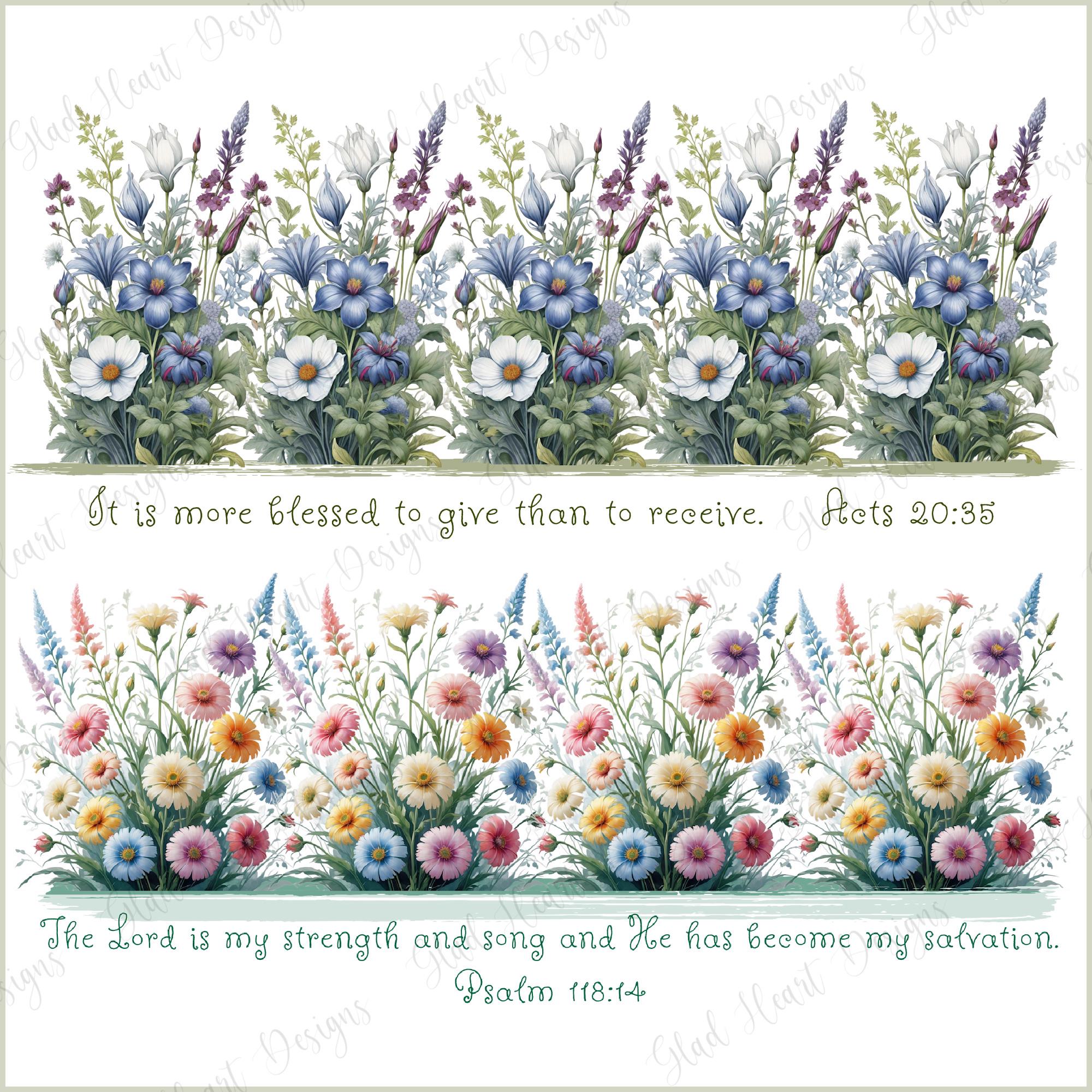 Bible Verse Clipart Borders Christian Scripture Quotes Inspirational ...