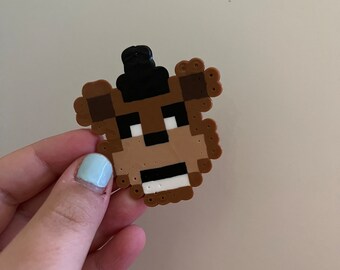 Golden Freddy Fazbear Bear Keychain Five Nights at Freddy's Charm - Etsy