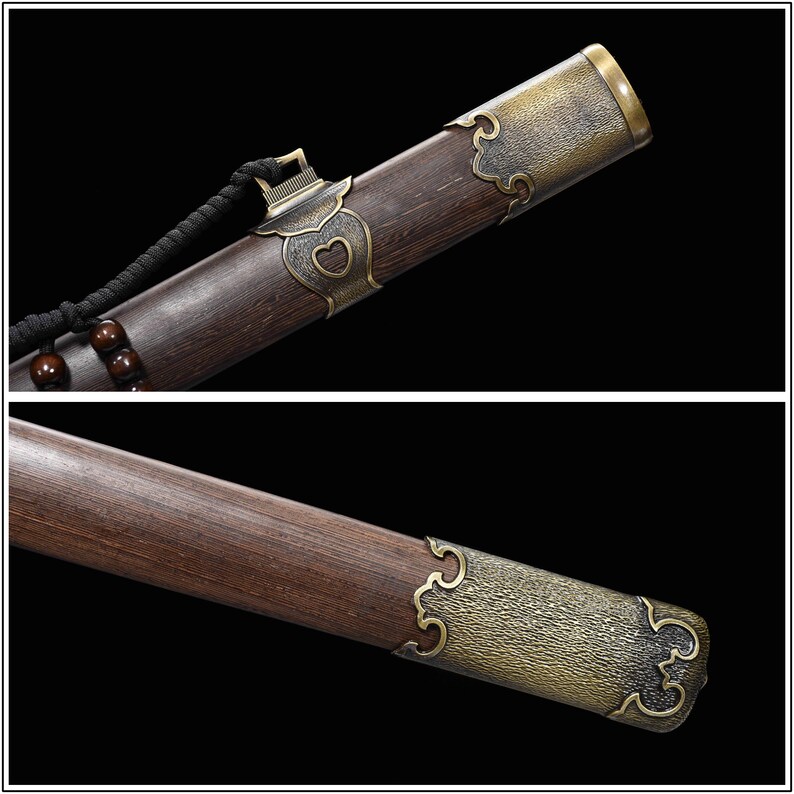 Ring-headed Tang Sword,samurai Sword Katana Real Samurai Sword Straight ...