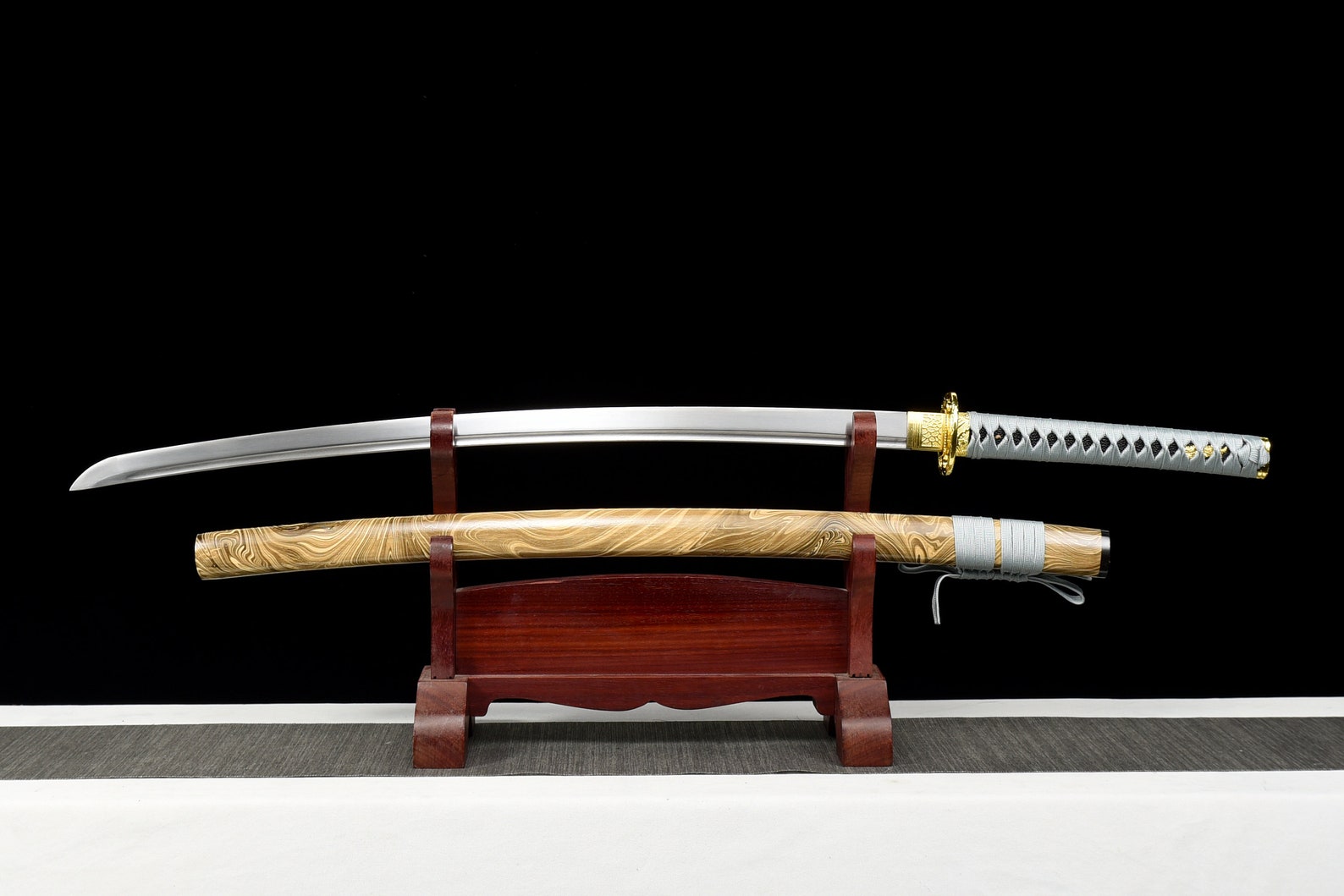 Handmade Full Tang Samurai Sword Japanese Katana, Katana Tang Sword ...