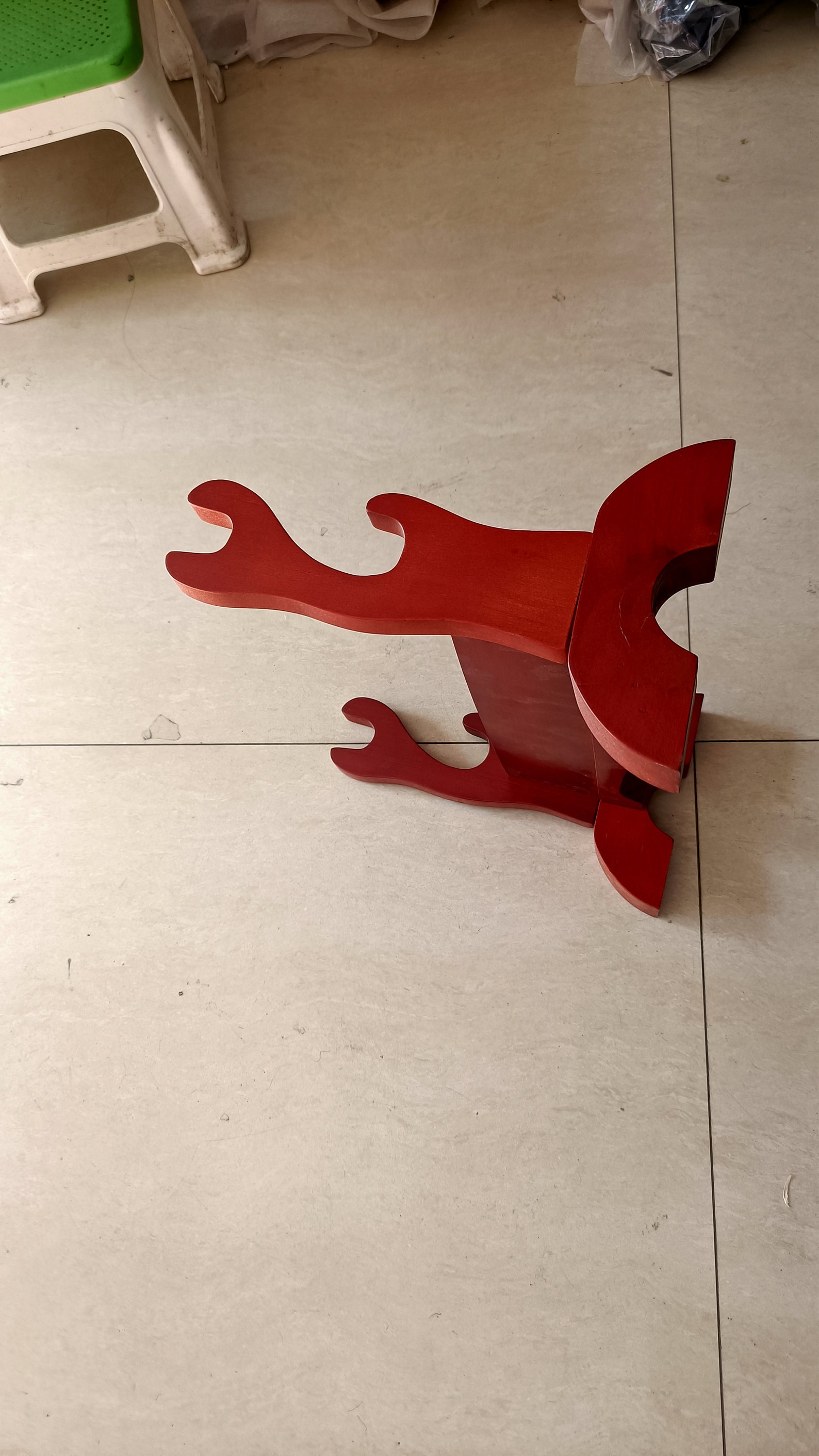 Solid Wood Sword Stand, Sword Stand, Double Warrior Sword Stand ...