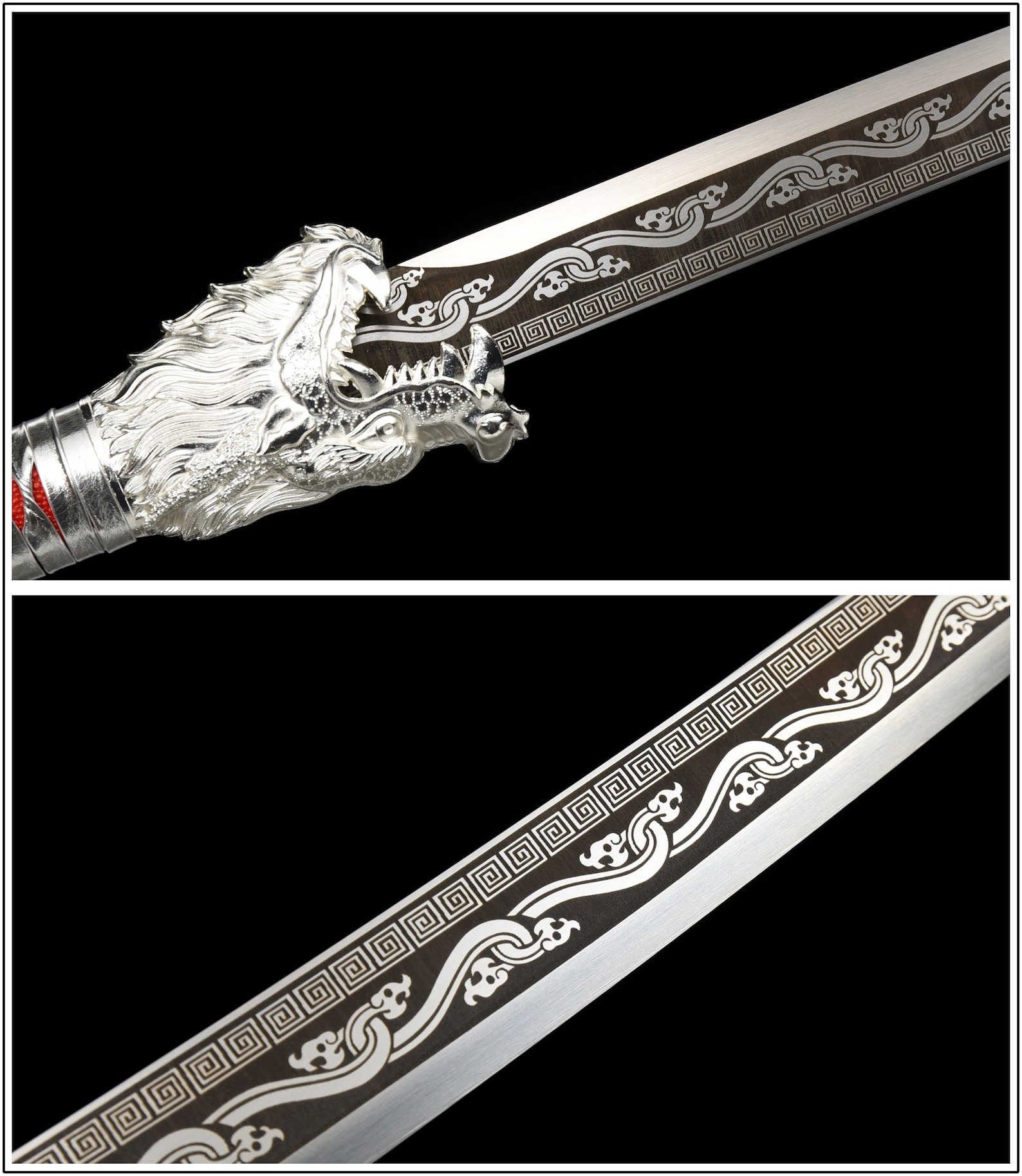 Embroidered Spring Sword,full Tang Samurai Sword Japanese Katana ...