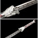 Embroidered Spring Sword,full Tang Samurai Sword Japanese Katana ...